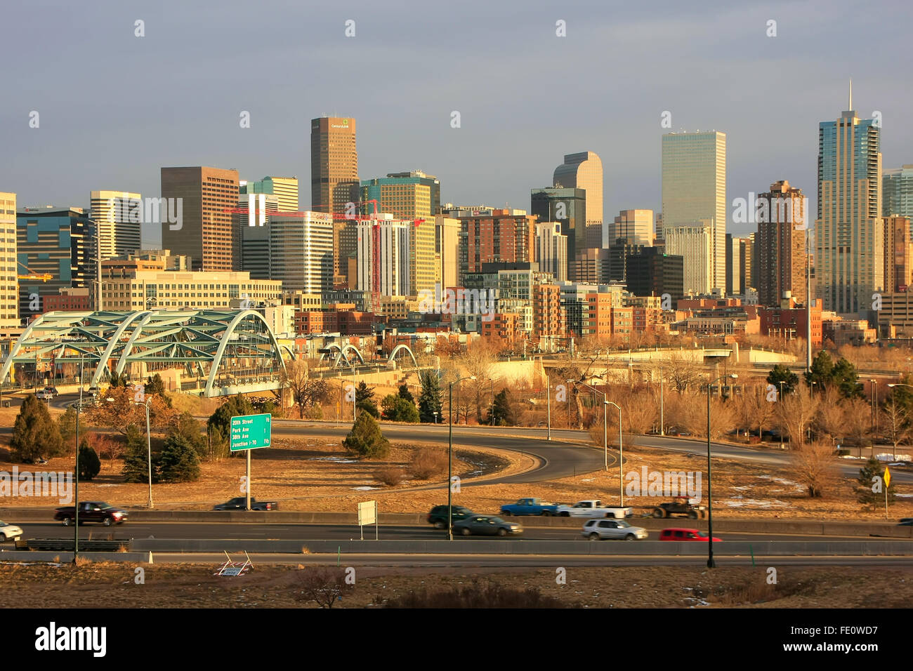 Denver city scape hi-res stock photography and images - Alamy