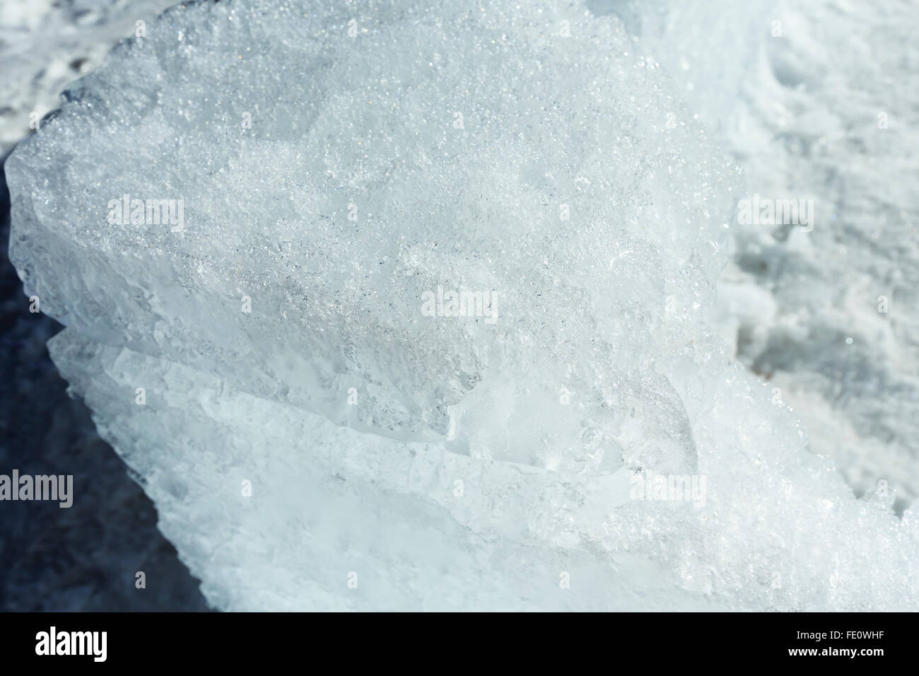 Melting glacial block of ice closeup Stock Photo - Alamy