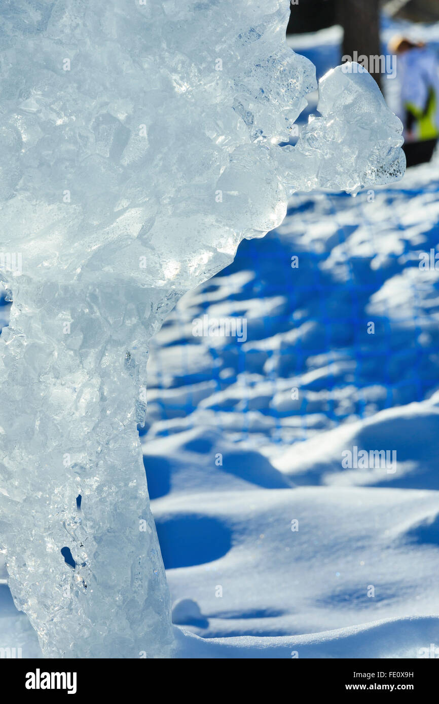 Close up melting spring ice hi-res stock photography and images - Alamy