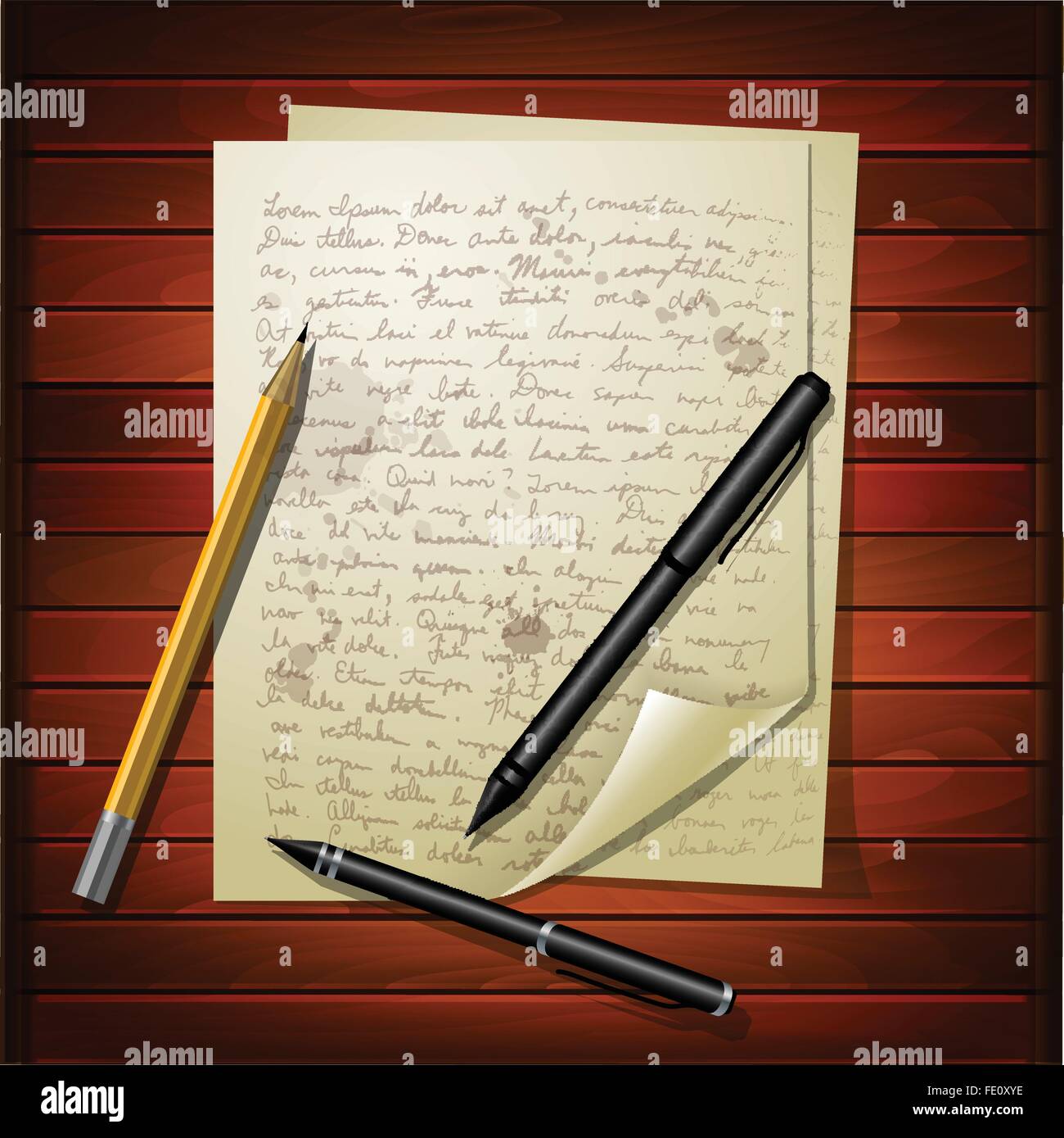 Multiple sheets of white paper Stock Vector Image & Art - Alamy