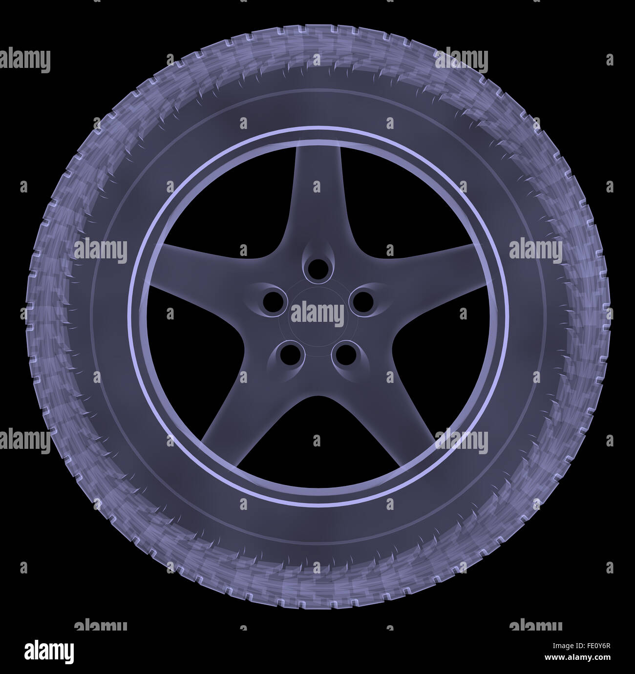 Car wheel xray Stock Photo - Alamy