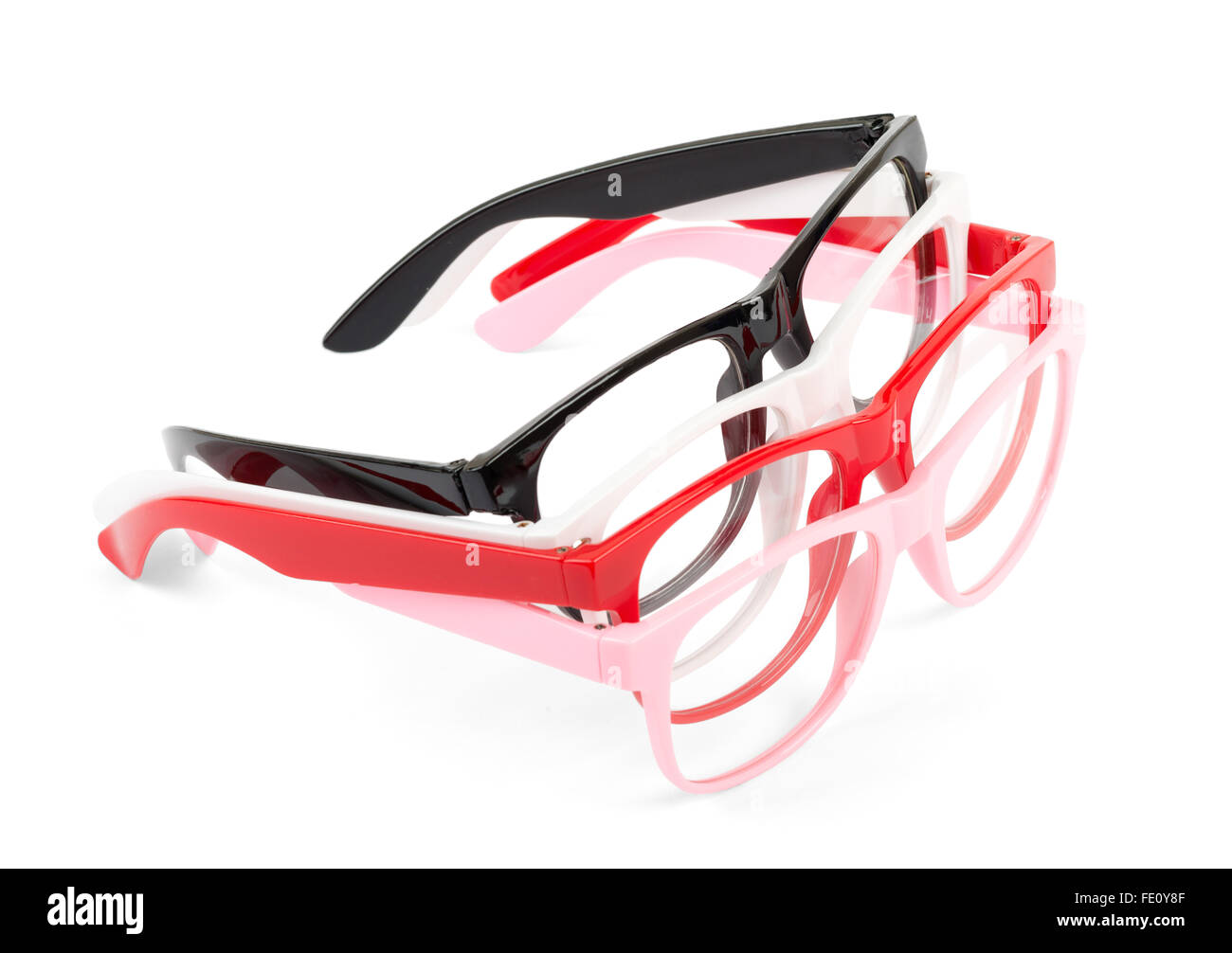 Set of pairs eyeglasses Stock Photo - Alamy