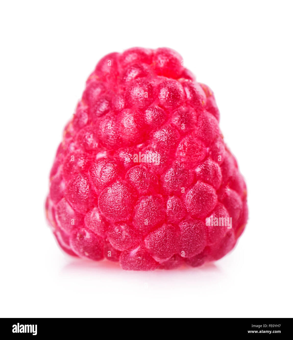 raspberry Isolated on white background Stock Photo - Alamy