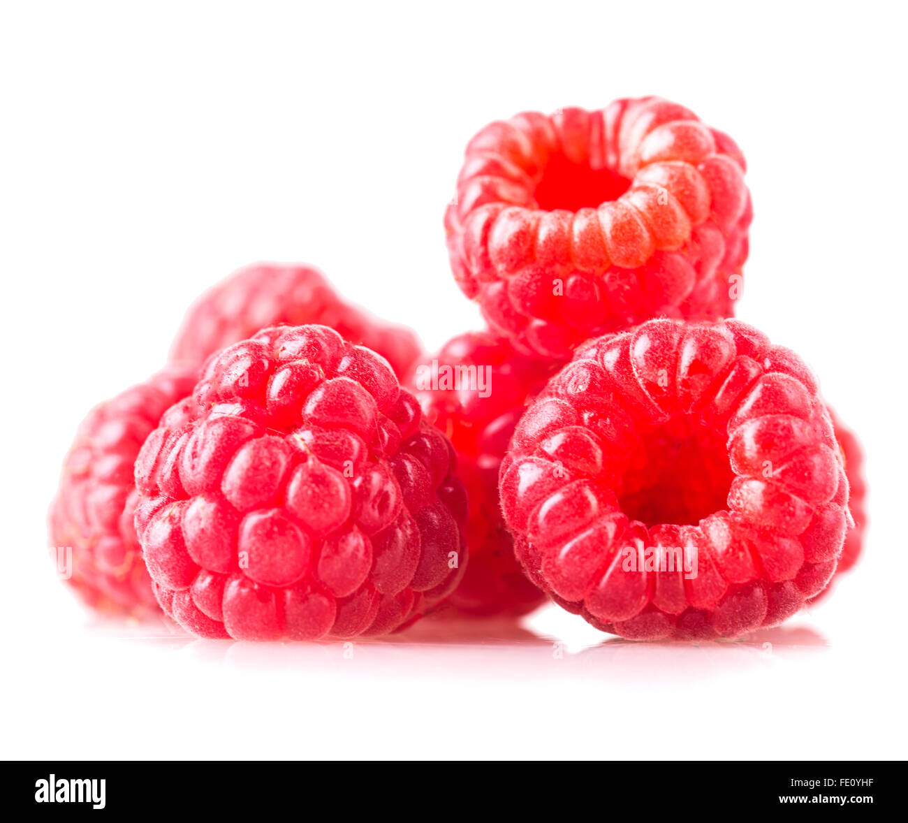 raspberry Isolated on white background Stock Photo - Alamy