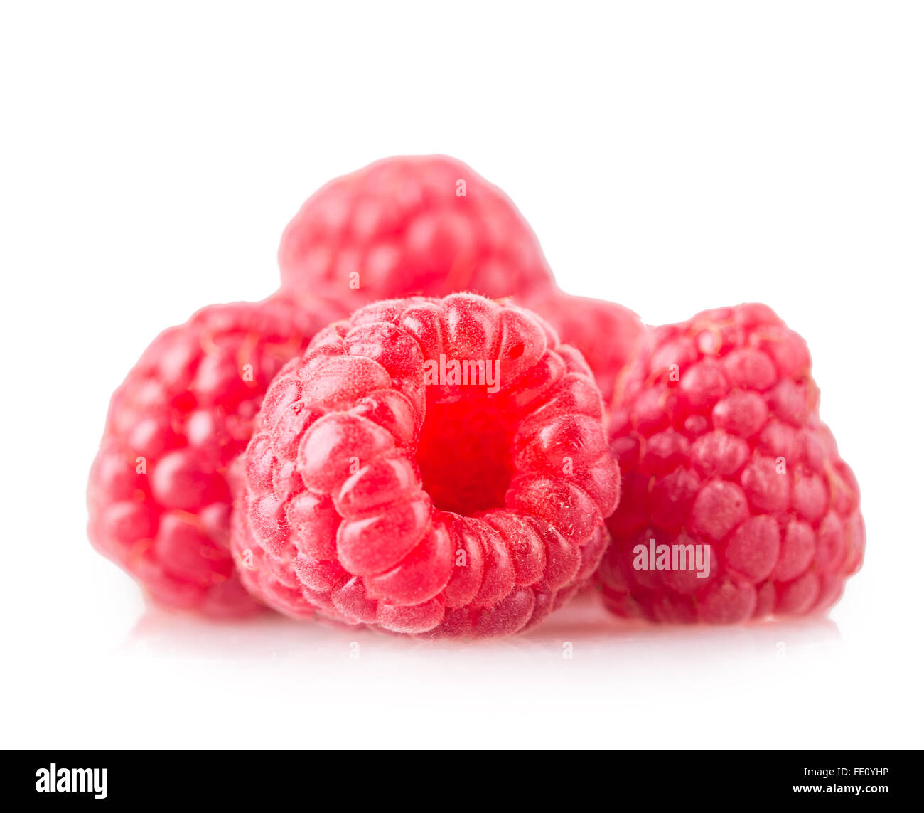 raspberry Isolated on white background Stock Photo - Alamy