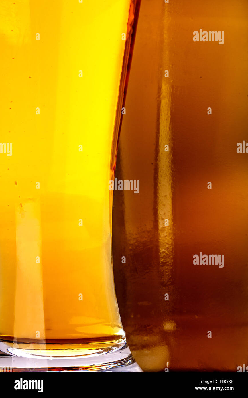 glass bottle of beer background Stock Photo - Alamy