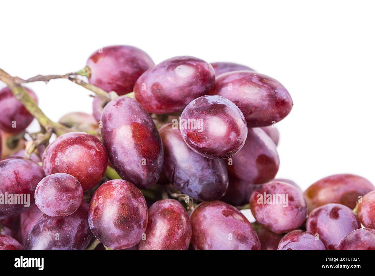 grapes Isolated on white background Stock Photo - Alamy