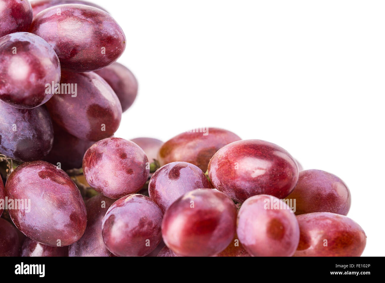 grapes Isolated on white background Stock Photo - Alamy