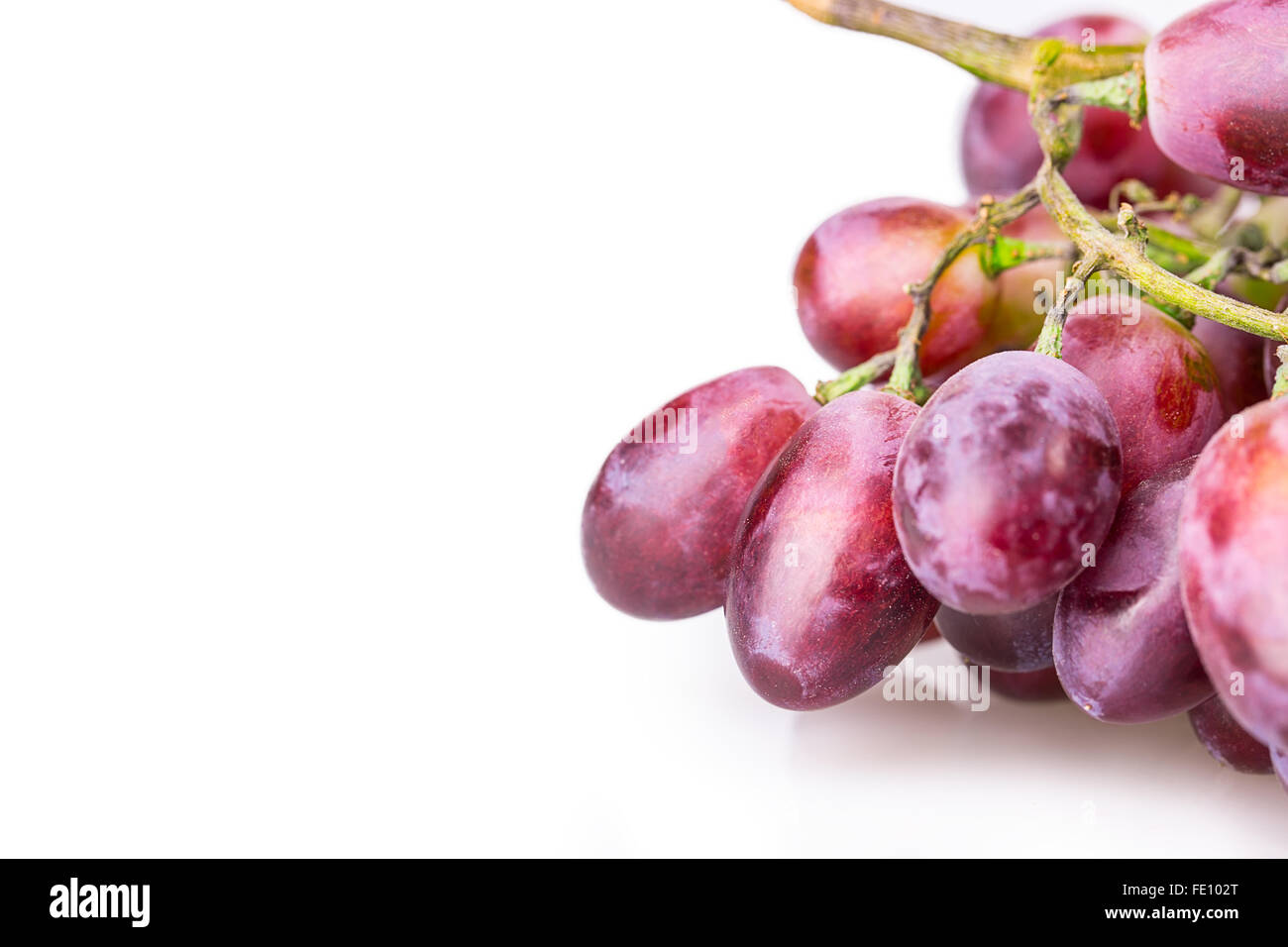 grapes Isolated on white background Stock Photo - Alamy
