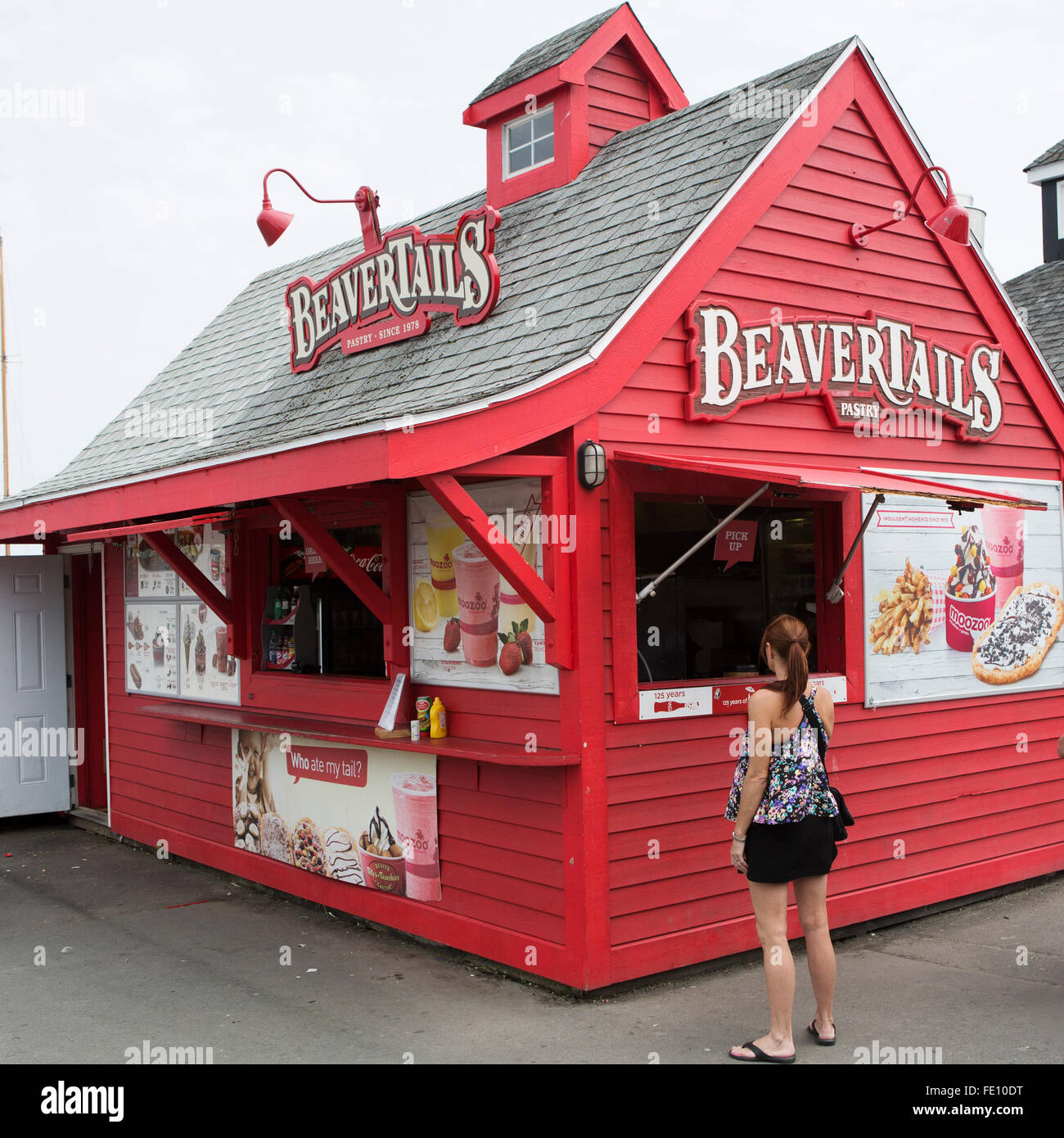 Beavertails food stall hi-res stock photography and images - Alamy