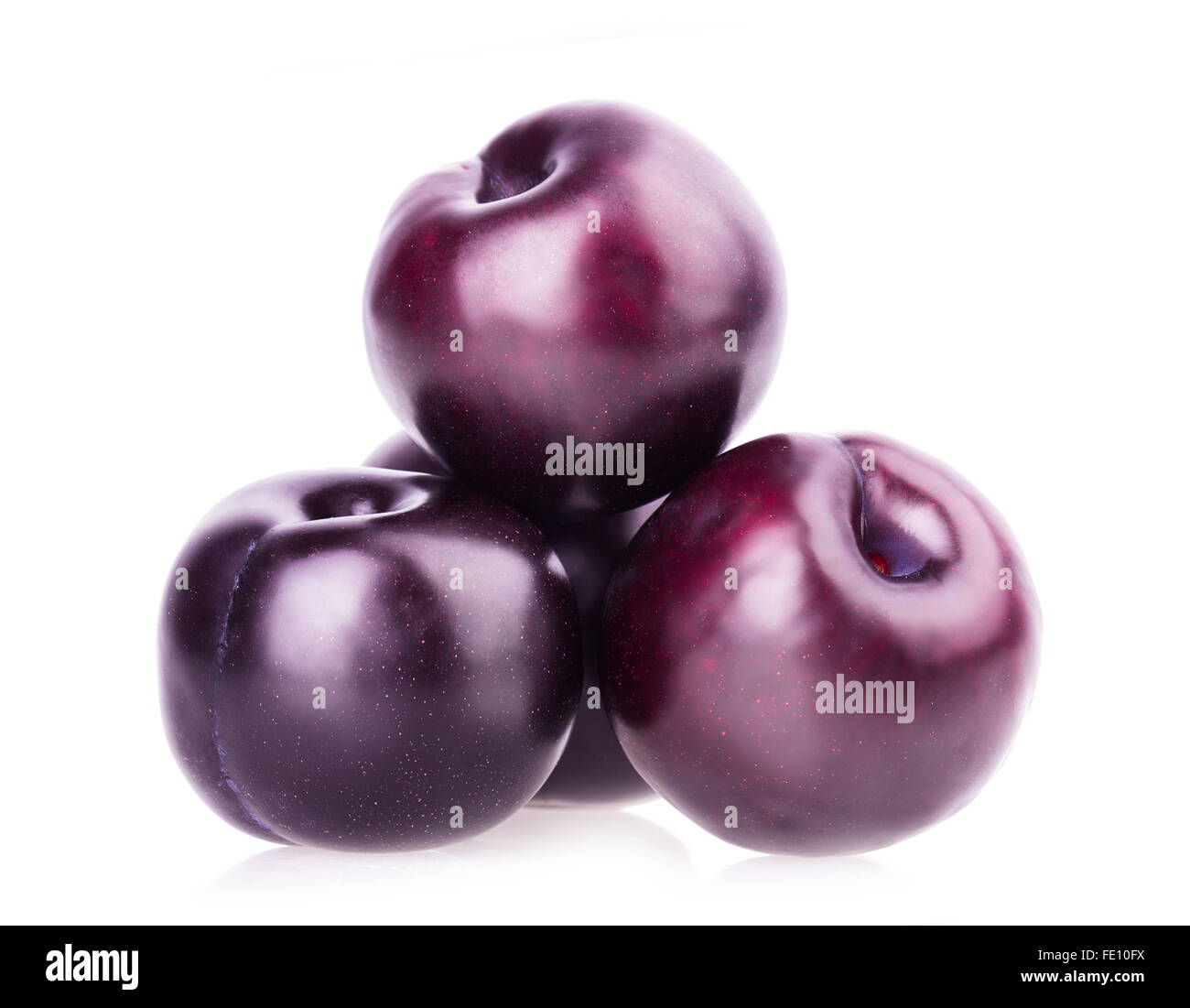 plum isolated on white background Stock Photo - Alamy