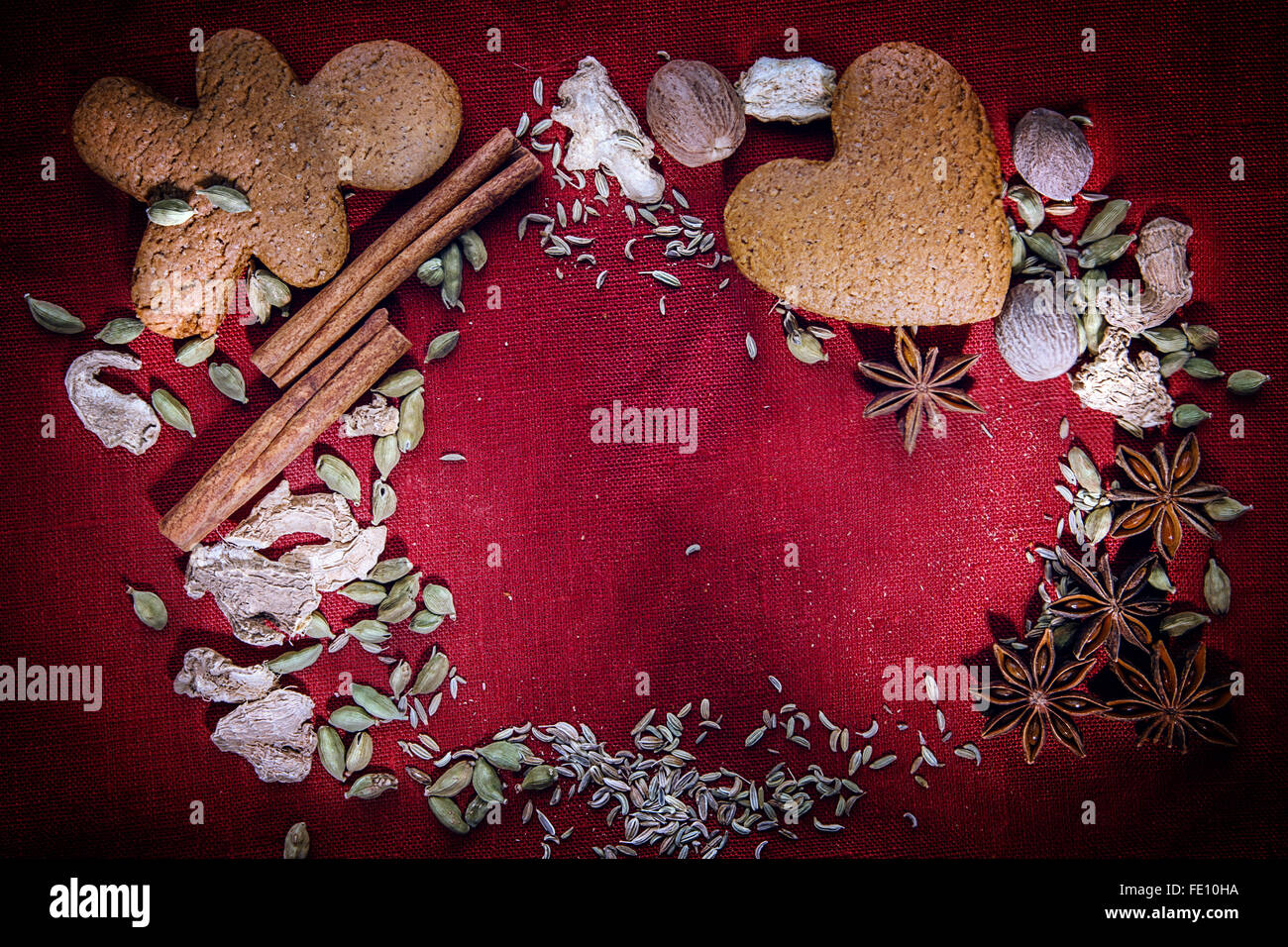 cookies spice canvas star anise, nutmeg, cardamom, cinnamon, ginger ...