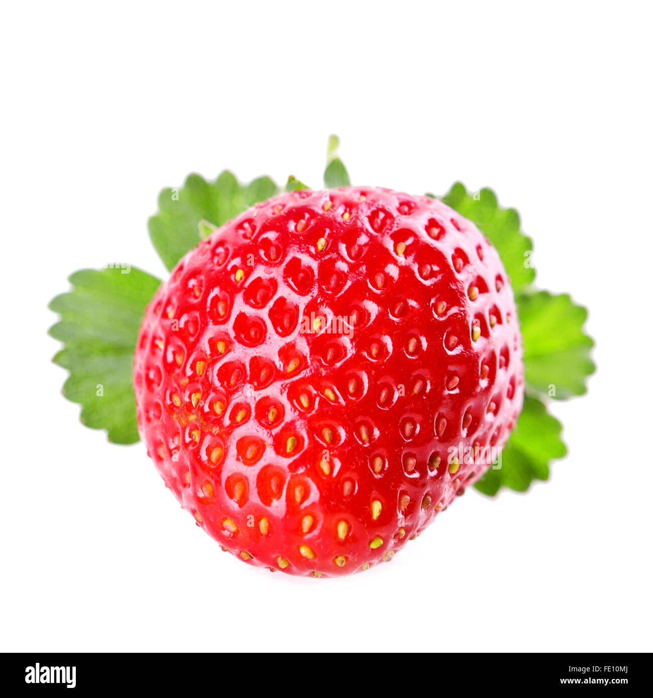 strawberry Isolated on white background Stock Photo - Alamy