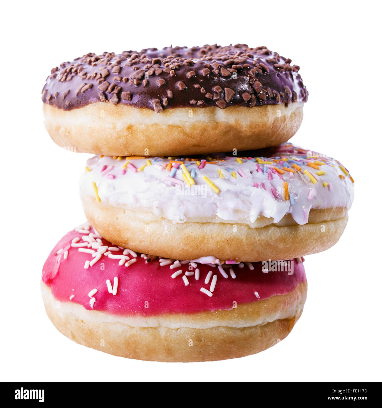 donut Isolated on white background Stock Photo - Alamy