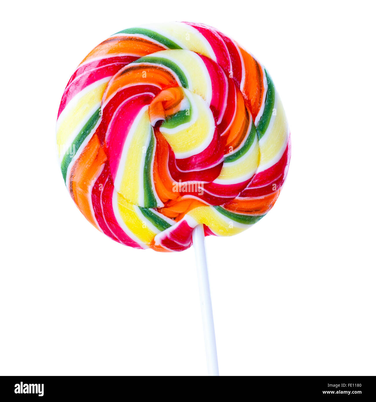 lollipop Isolated on white background Stock Photo - Alamy