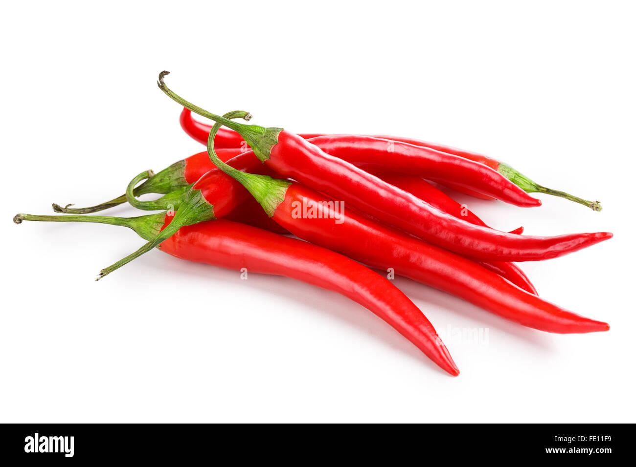 chilli Isolated on white background Stock Photo - Alamy