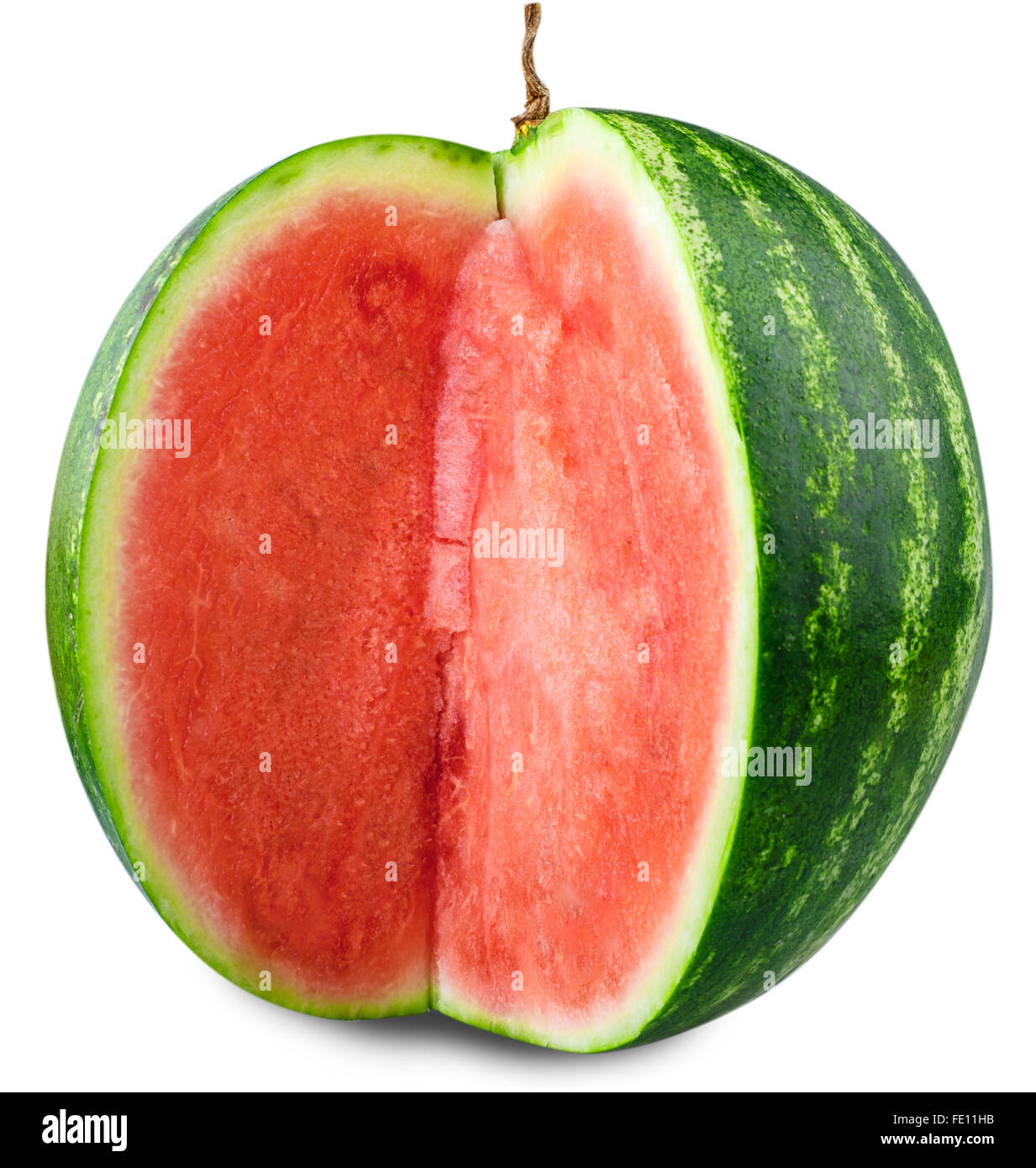 watermelon Isolated on white background Clipping Path Stock Photo - Alamy