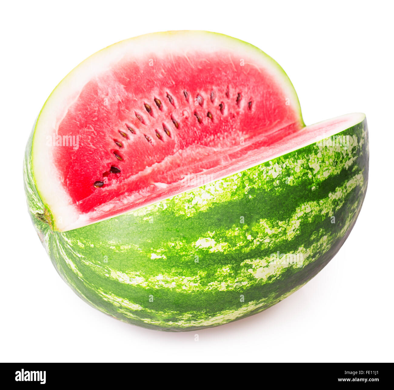 loaf of watermelon Isolated on white background Stock Photo - Alamy