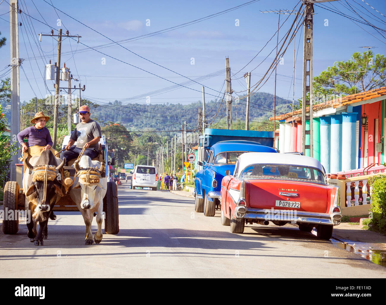 cuban rural town of vinales Stock Photo - Alamy
