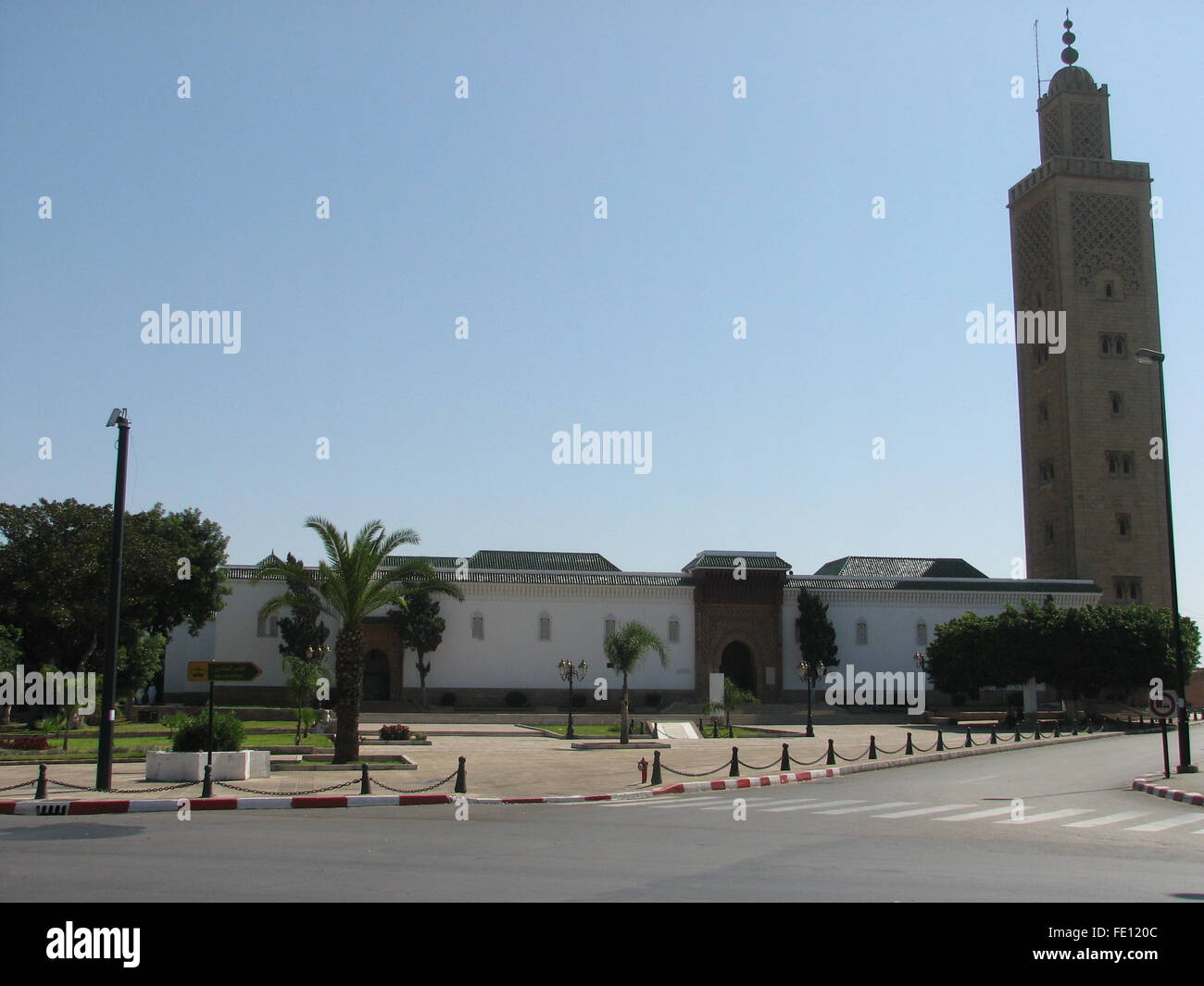 The Sunna Mosque is the biggest Mosque in Rabat, Morocco Stock Photo ...