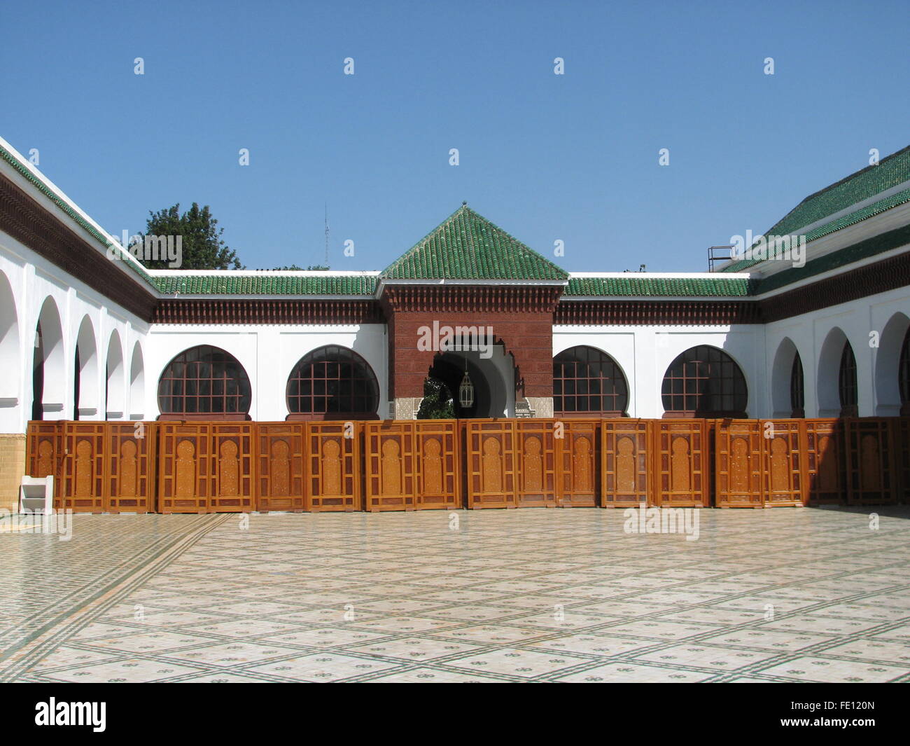 Courtyard of the Sunna Mosque, the biggest Mosque in Rabat, Morocco ...