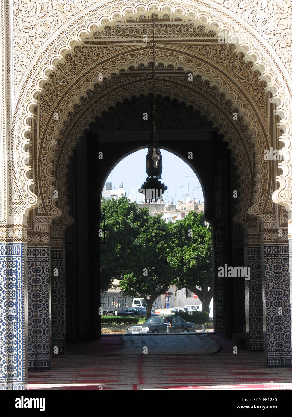 Entrance of the Sunna Mosque, the biggest Mosque in Rabat, Morocco ...