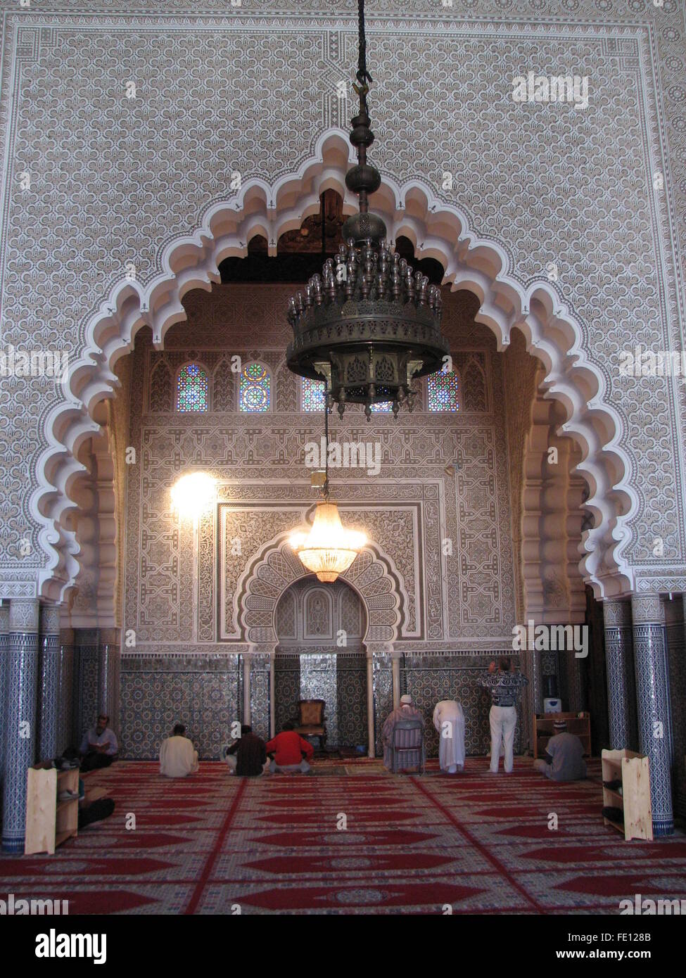 The Sunna Mosque is the biggest Mosque in Rabat, Morocco Stock Photo ...