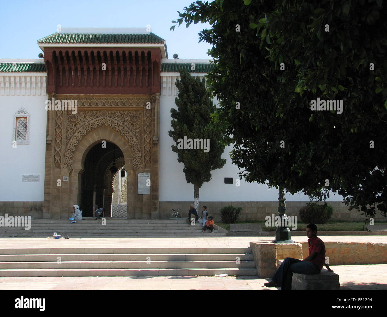 The Sunna Mosque is the biggest Mosque in Rabat, Morocco Stock Photo ...
