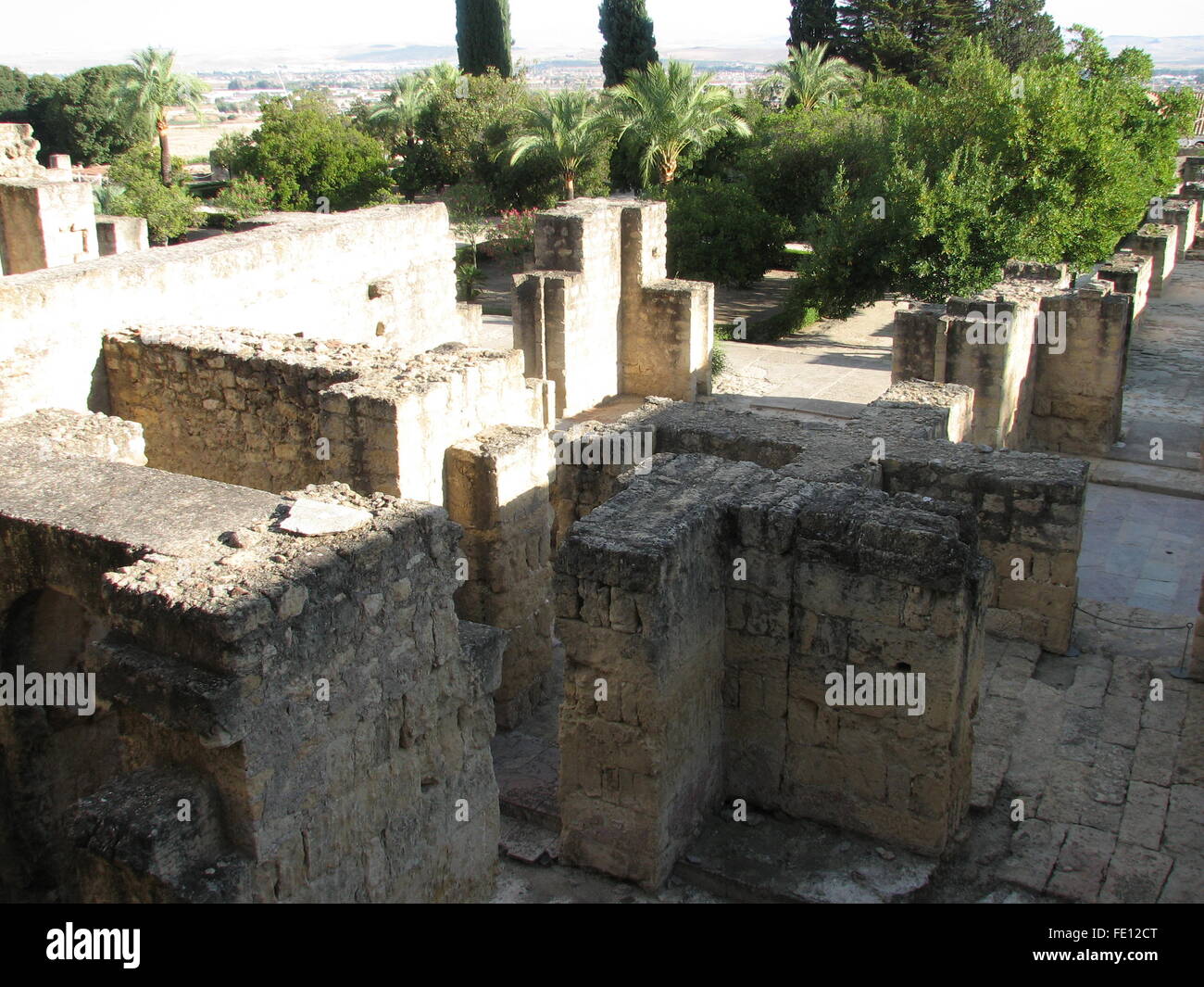 Ruines of the Moorish Muslim/Islamic caliphate city Medina Azahara ...