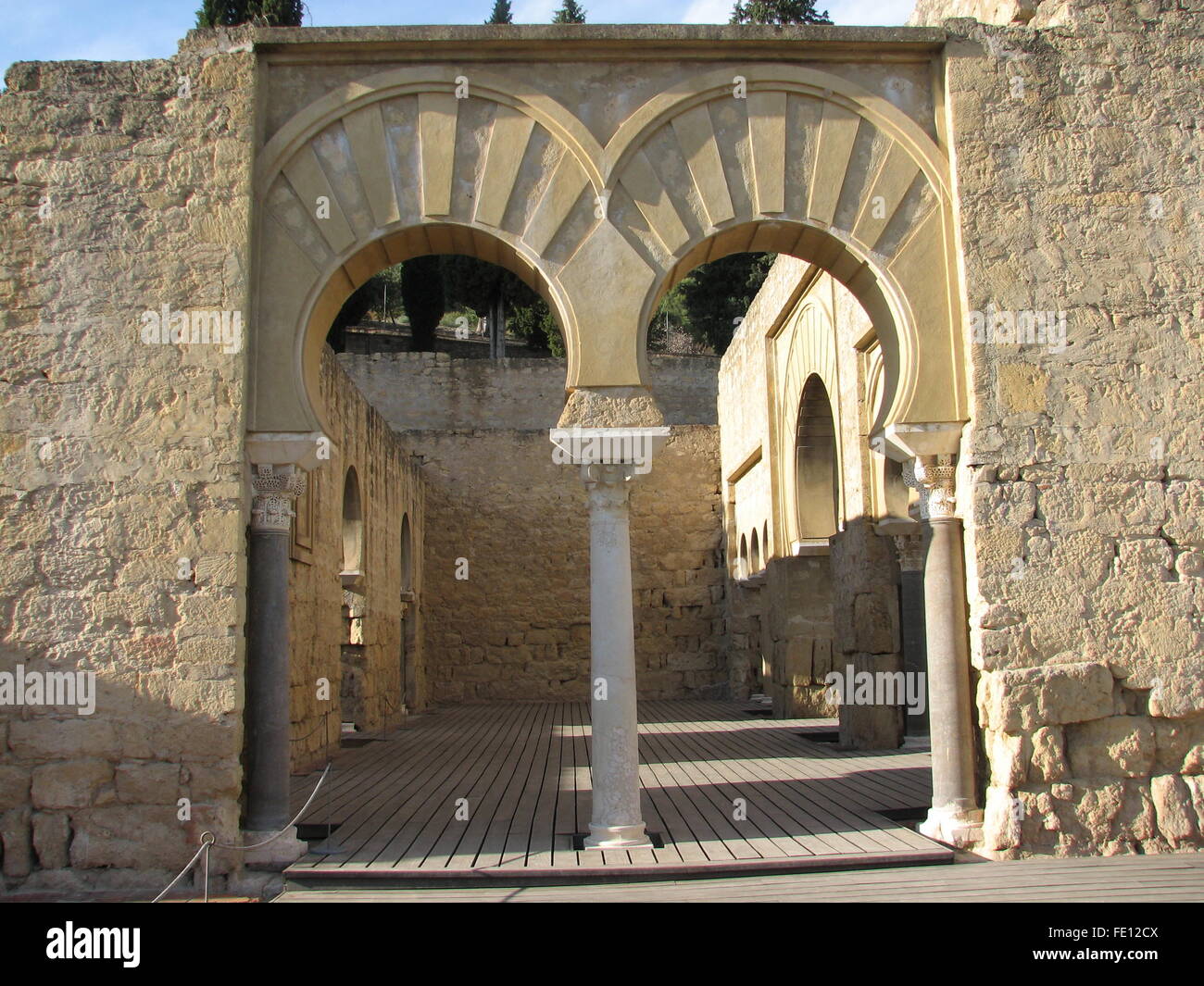 Ruines of the Moorish Muslim/Islamic caliphate city Medina Azahara ...