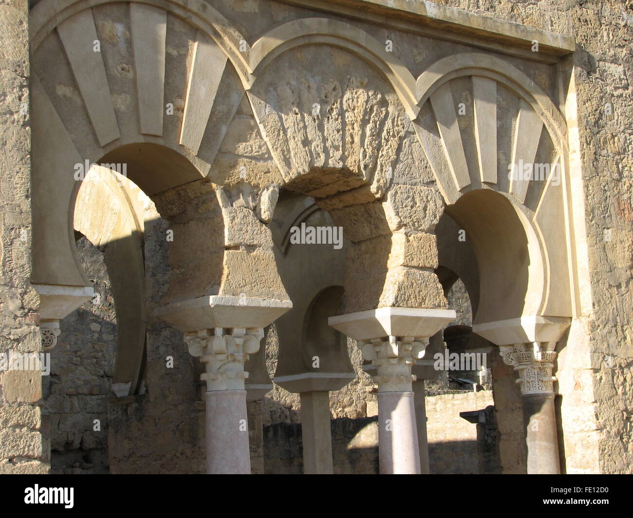Ruines of the Moorish Muslim/Islamic caliphate city Medina Azahara ...