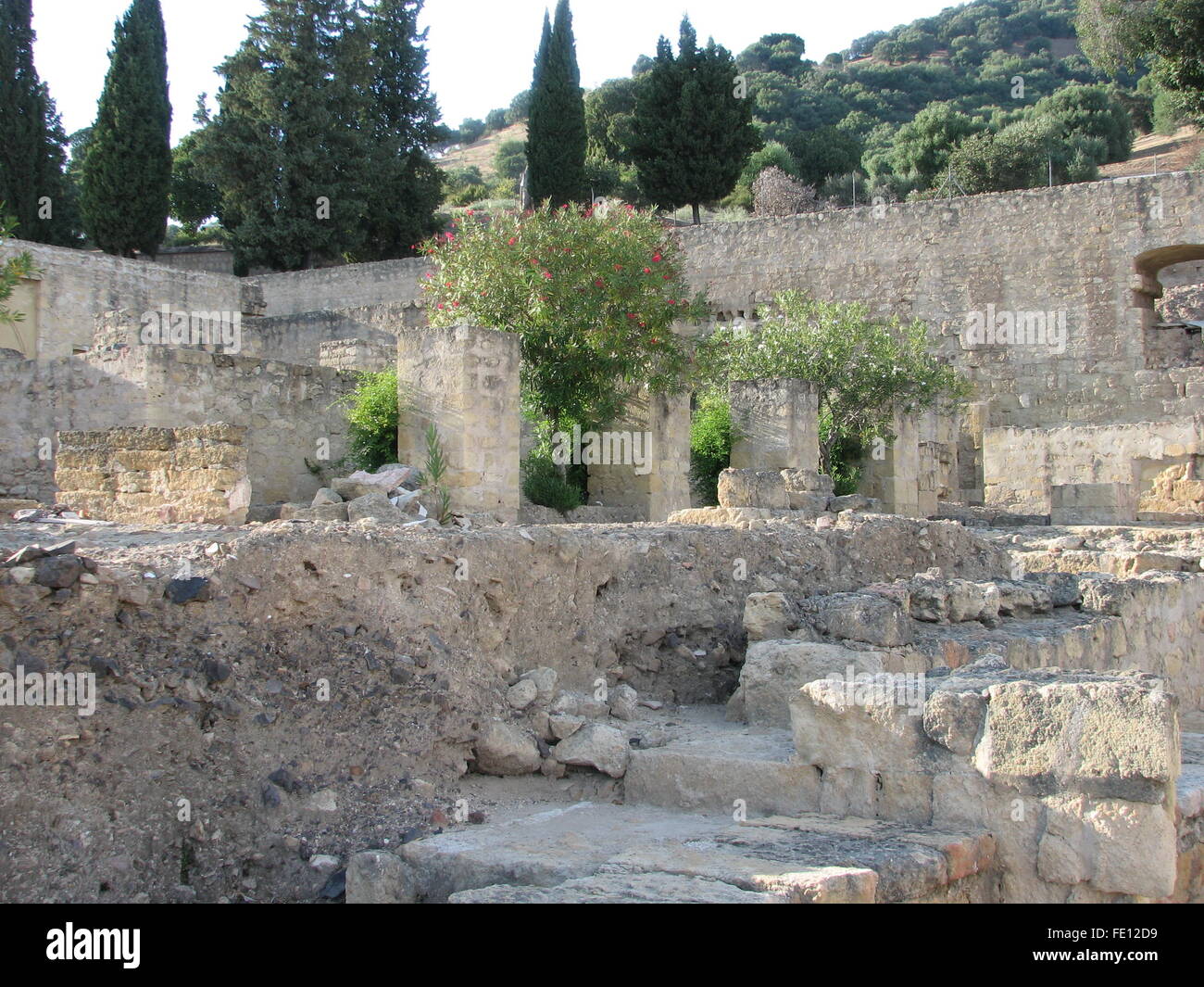 Ruines of the Moorish Muslim/Islamic caliphate city Medina Azahara ...