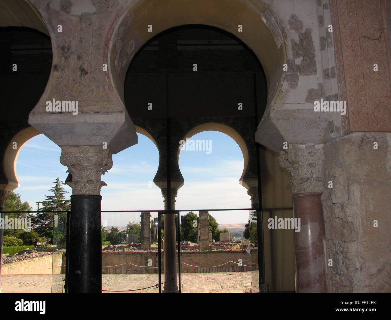 Ruines of the Moorish Muslim/Islamic caliphate city Medina Azahara ...