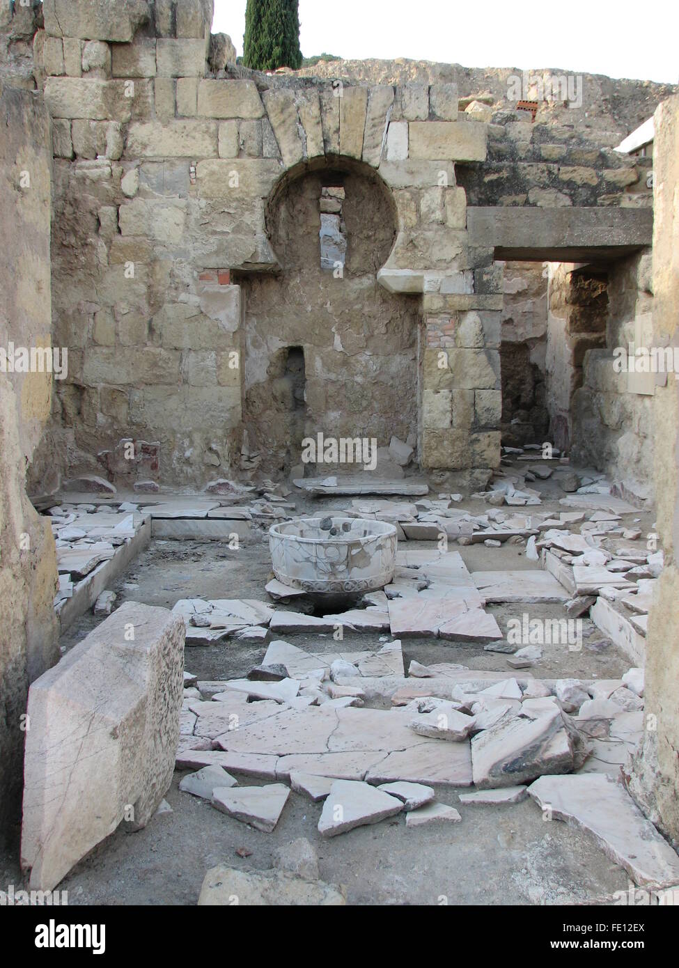 Ruines of the Moorish Muslim/Islamic caliphate city Medina Azahara ...