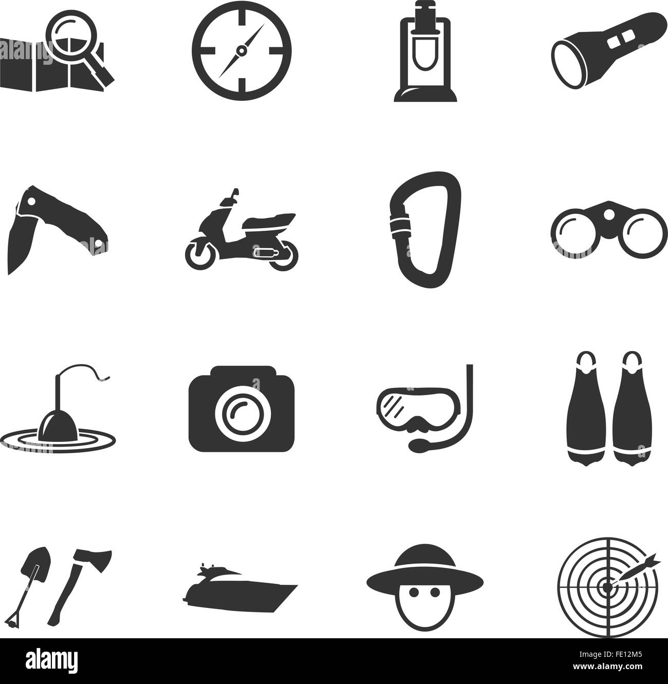 Map lighting Black and White Stock Photos & Images - Alamy