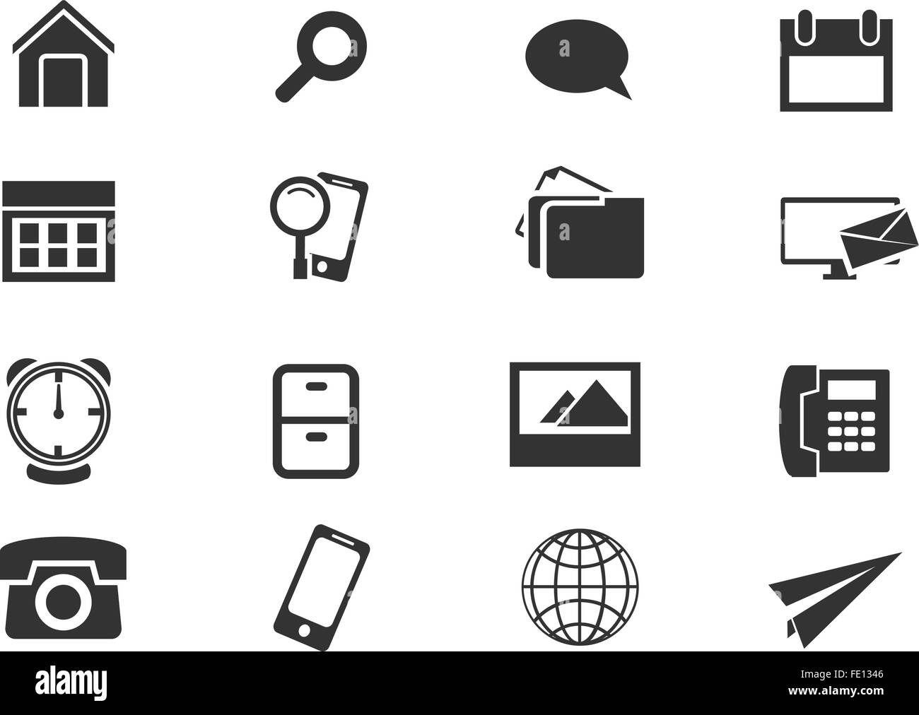 Community icons set Stock Vector Image & Art - Alamy