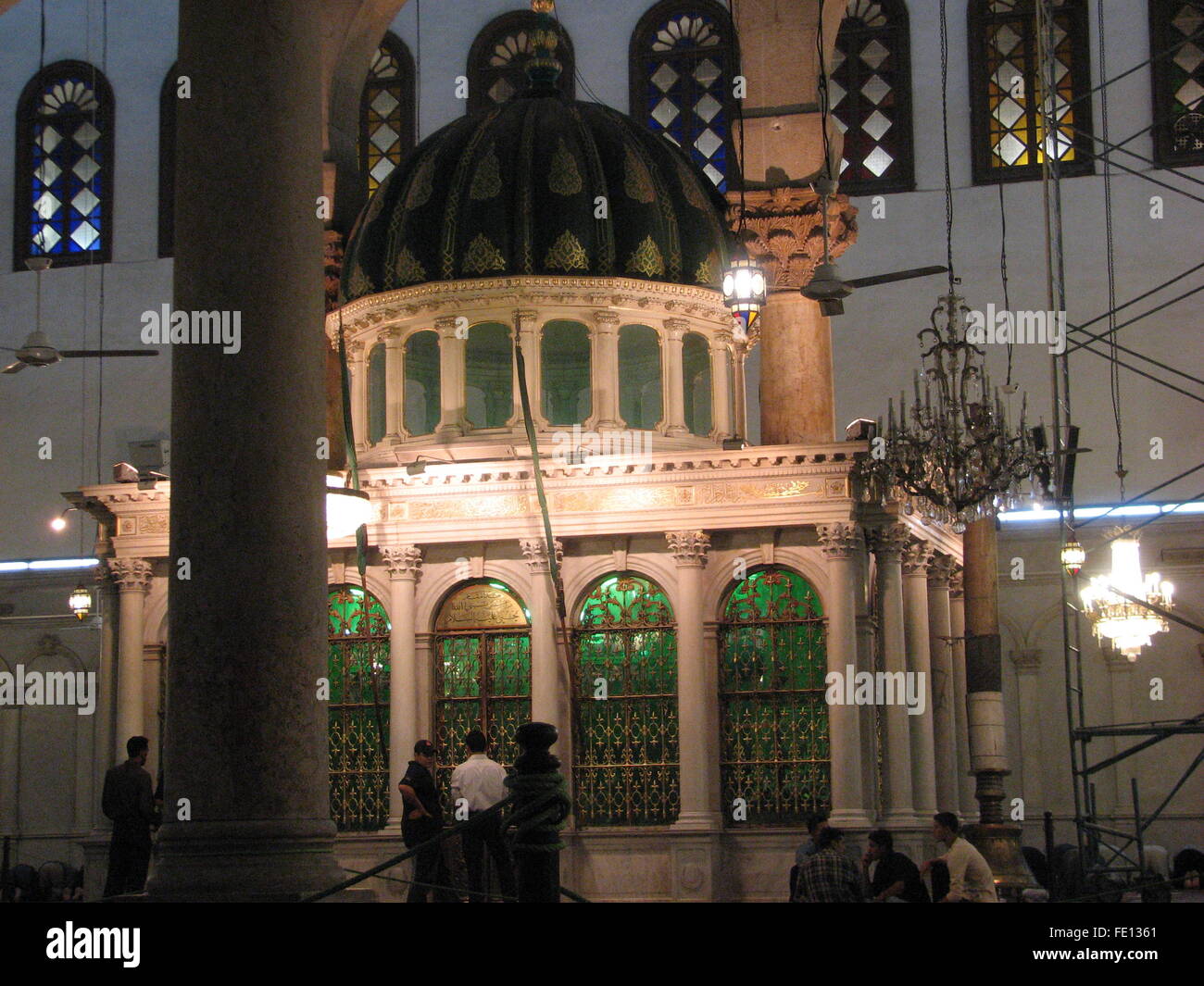 Burrial place of Prophet John / Prophet Yahya, Ummayad Mosque, Damascus ...
