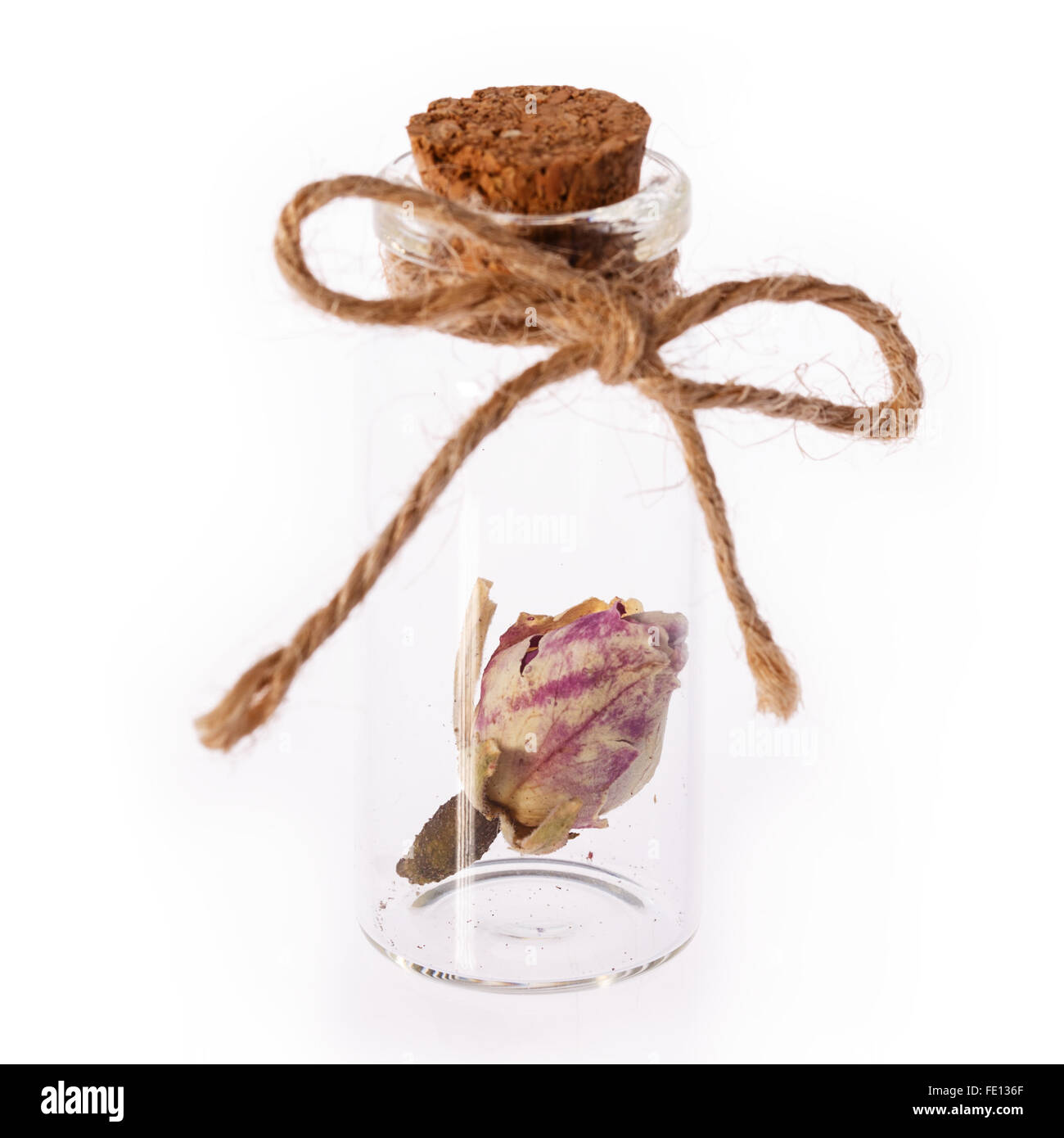 bottle cork rose Isolated on white background Stock Photo - Alamy