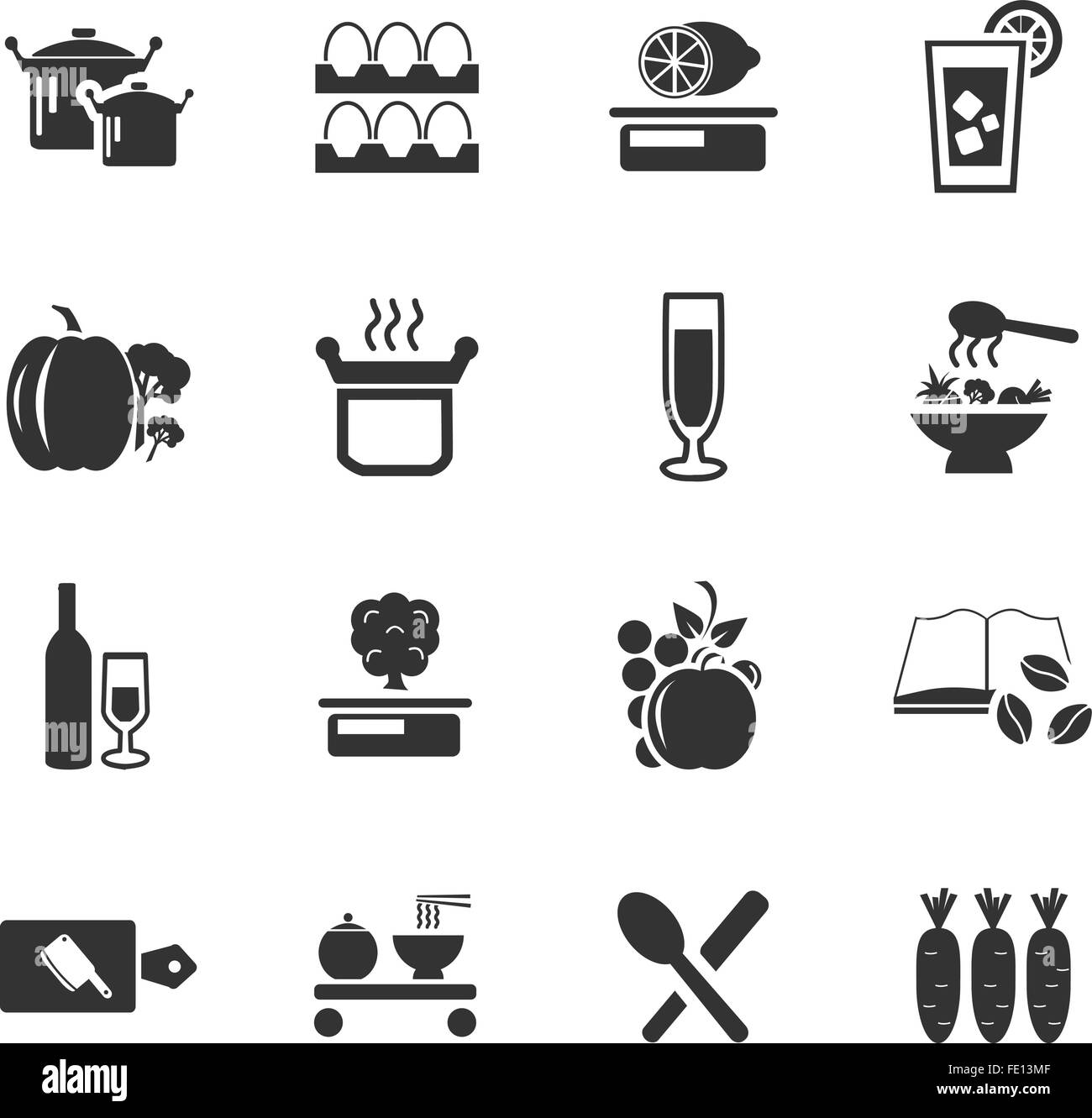 Kitchen supper Stock Vector Images - Alamy