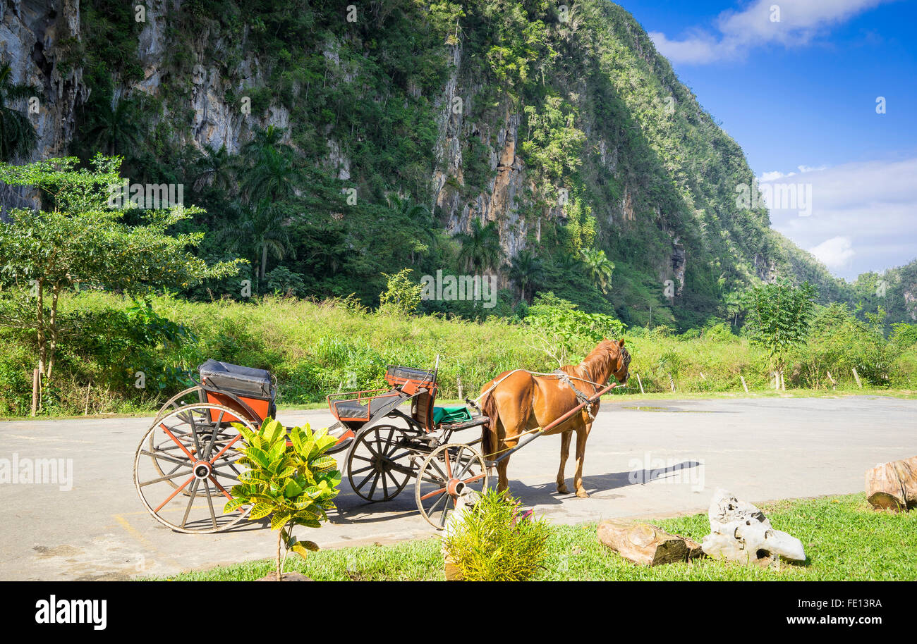 cuban rural town of vinales Stock Photo - Alamy