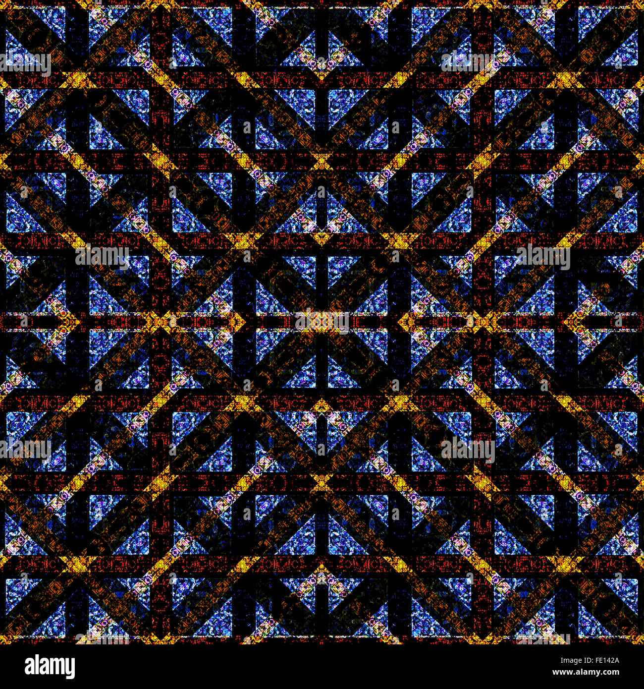 Digital collage technique modern refined ornate decorative abstract ...