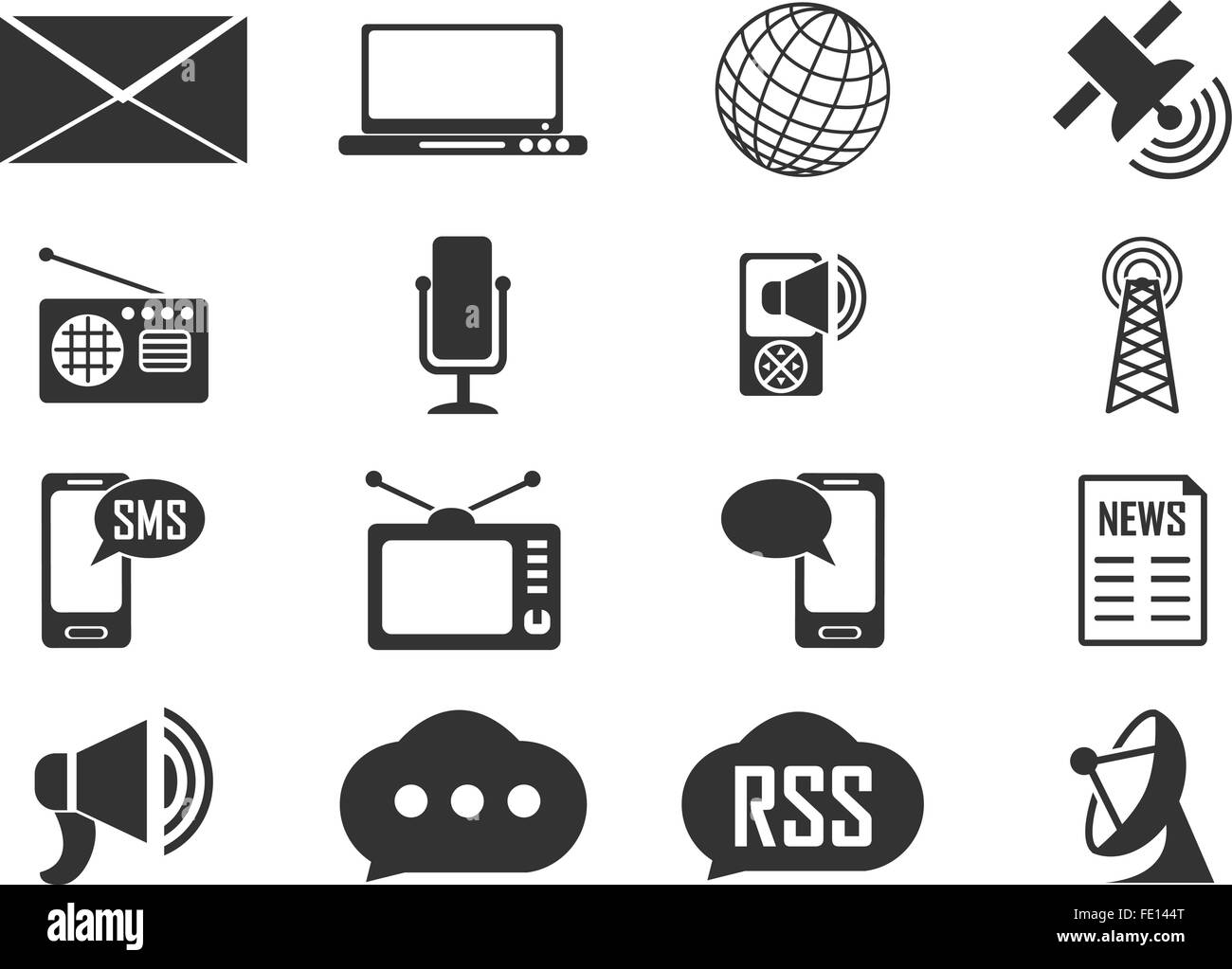 social-media-icons-stock-vector-image-art-alamy