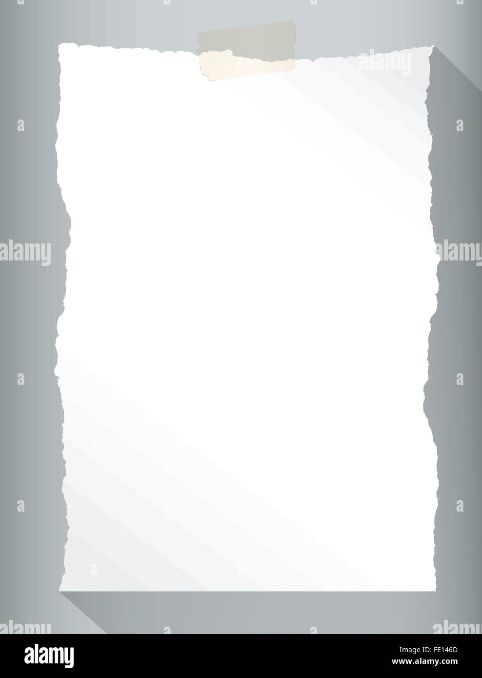Set torn old long Stock Vector Images - Alamy