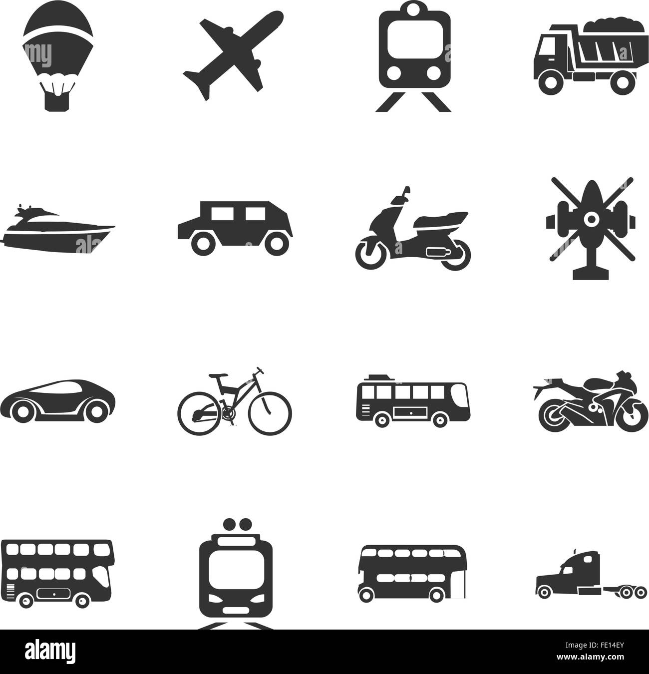 Bicycle types Black and White Stock Photos & Images - Alamy