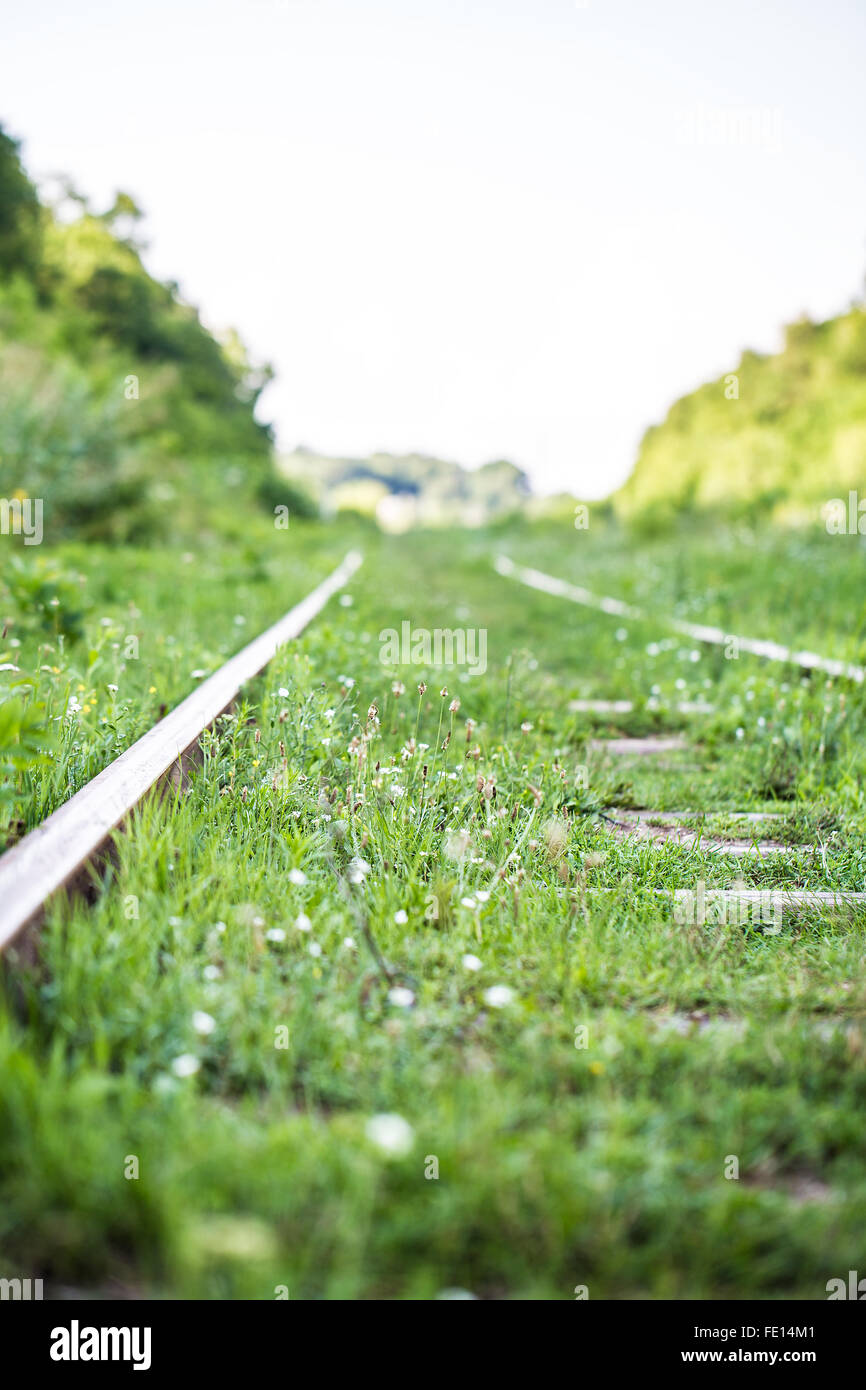 Dual rail line hi-res stock photography and images - Alamy