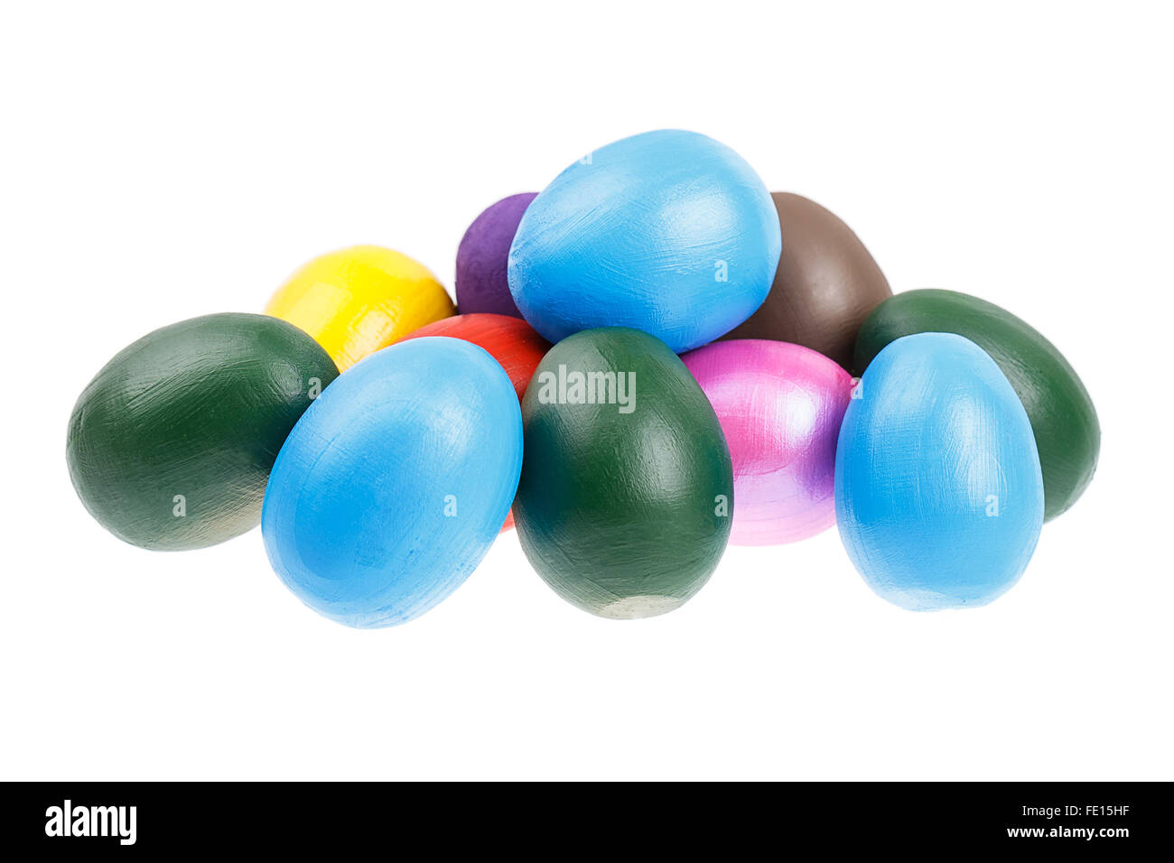 Easter egg Isolated on white background Stock Photo - Alamy