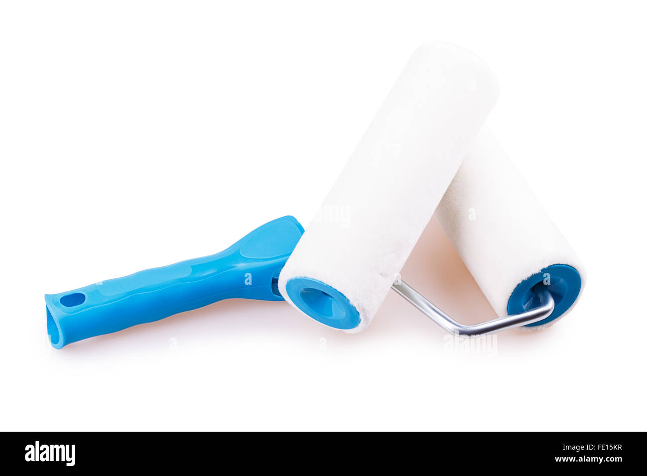 paint roller Isolated on white background Stock Photo - Alamy