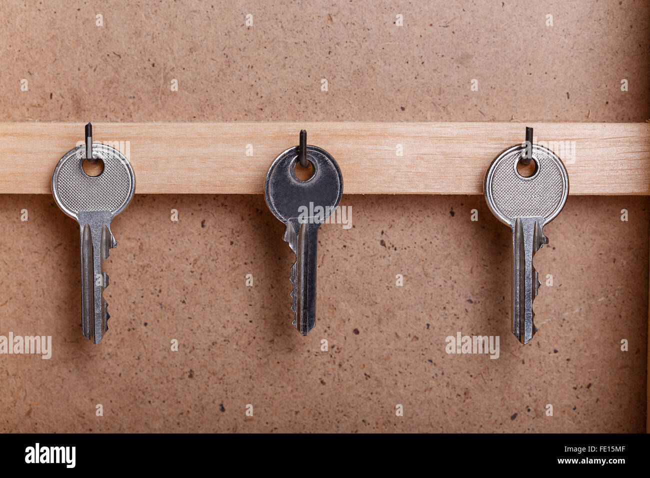 housekeeper key wood box vintage Stock Photo - Alamy