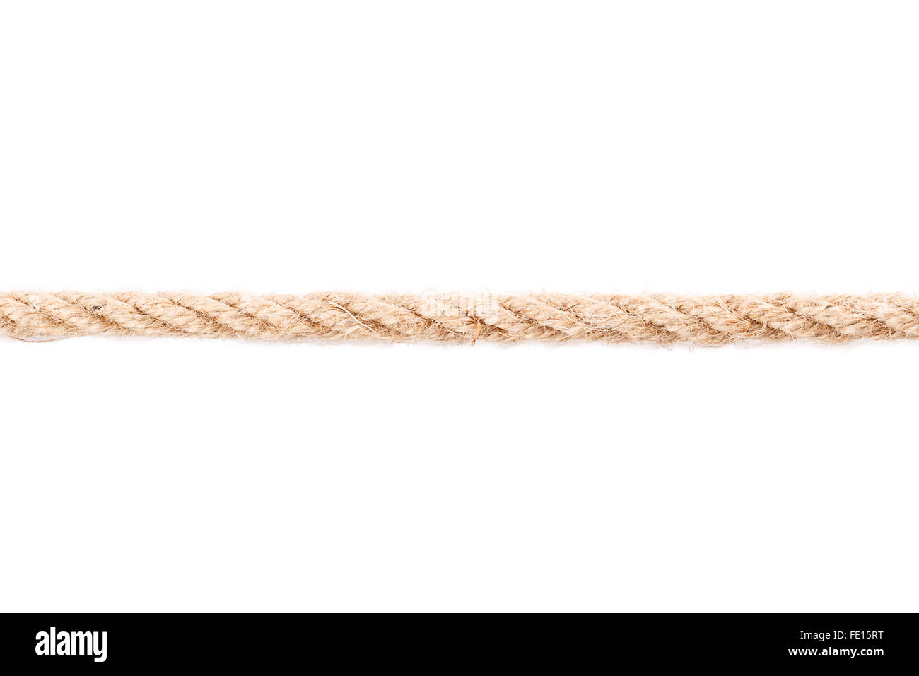 Rope Isolated on white background Stock Photo - Alamy
