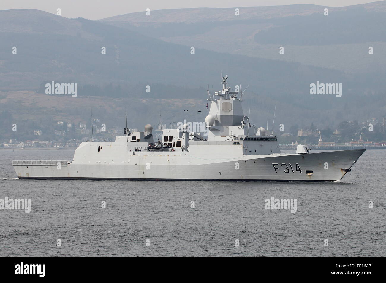KNM Thor Heyerdahl (F314), a Fridtjof Nansen-class frigate of the ...